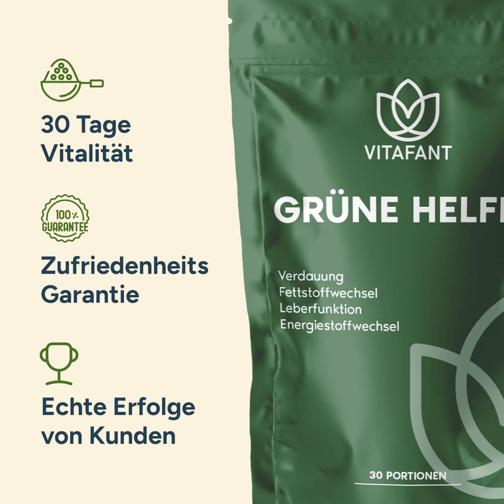 Grüne Helfer Pulver | VITAFANT – Vitafant